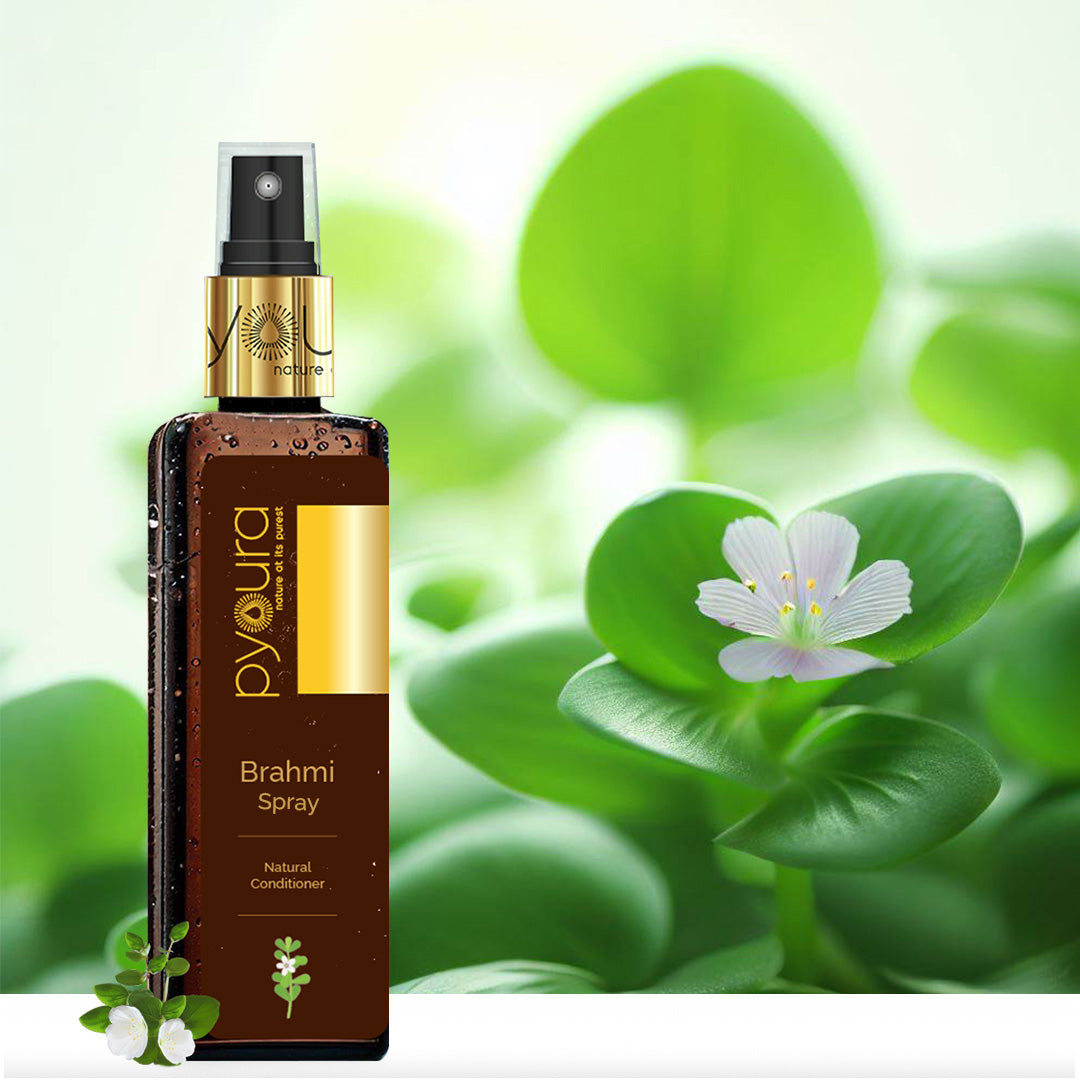 PYOURA Natural Conditioner & Growth Promoter Brahmi Hair Spray – Nature ...